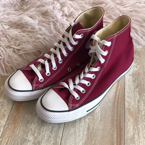 Converse | Shoes | Nwt Converse Id Maroon High Tops | Poshmark
